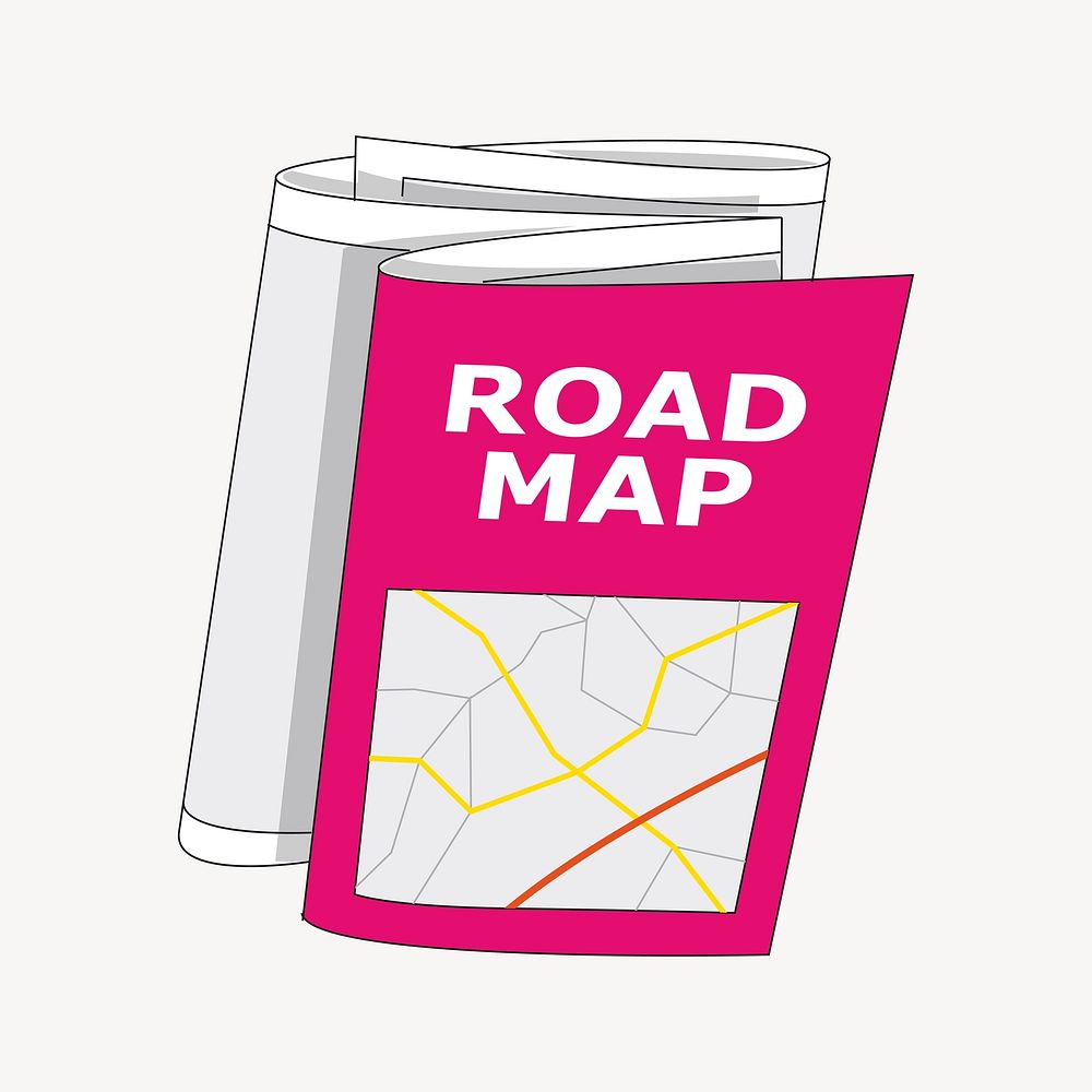 Road map illustration. Free public | Free Photo - rawpixel