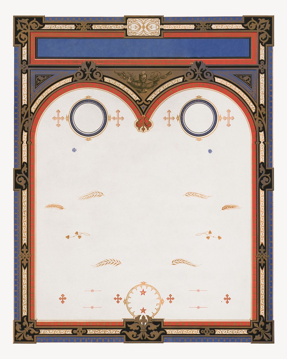 Vintage decorative rectangle element. | Premium Photo Illustration ...