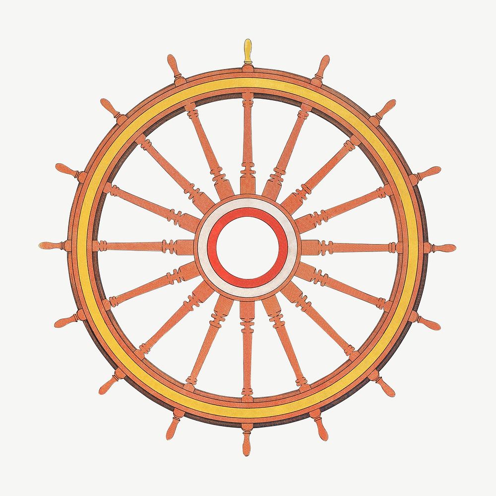 The bible wheel, religion illustration | Premium PSD Illustration ...