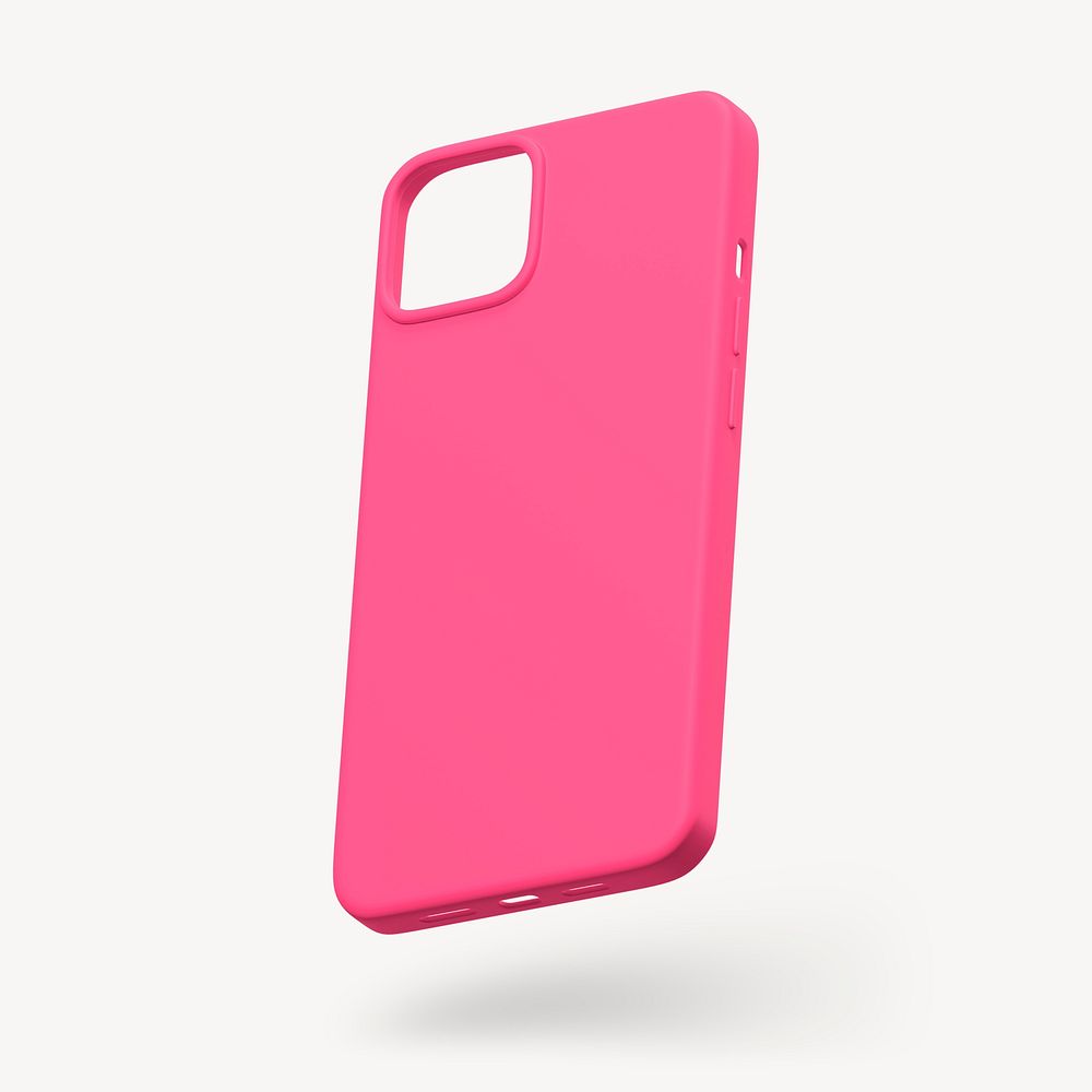 Pink phone case rear view | Premium Photo - rawpixel
