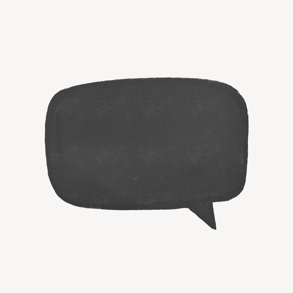 Black speech bubble | Free Photo - rawpixel