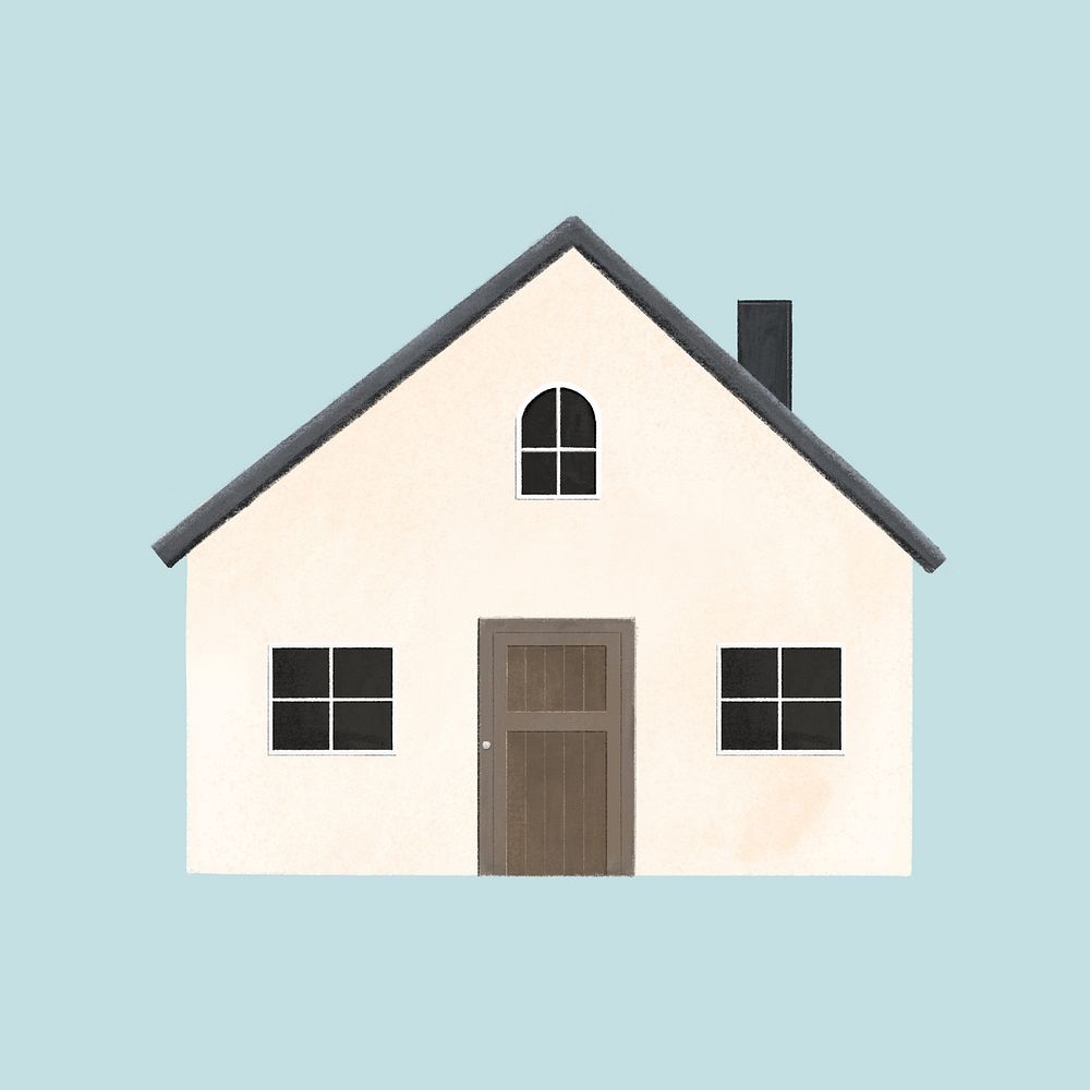 Simple house, home illustration | Premium Photo - rawpixel