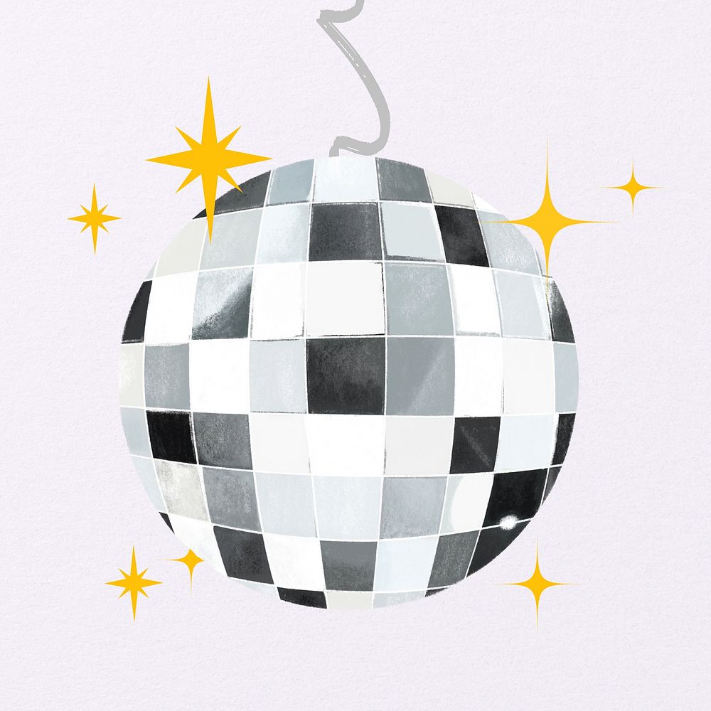 Party disco ball, celebration illustration | Premium Photo - rawpixel
