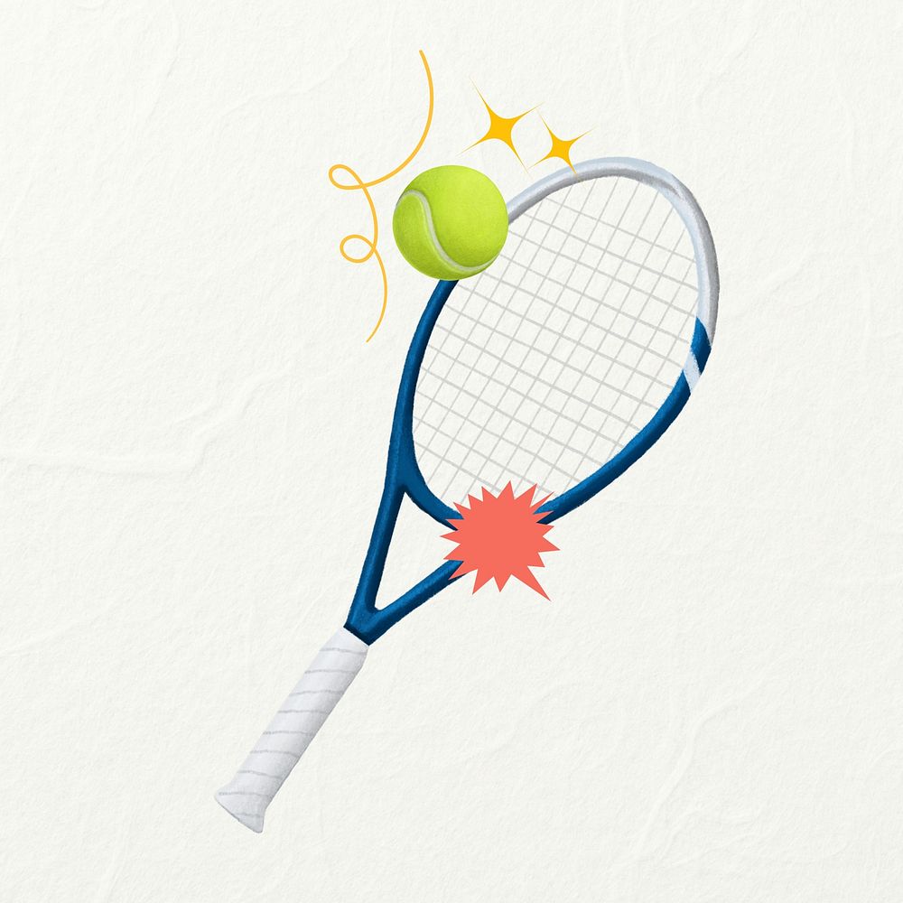 Tennis racket aesthetic, sport illustration | Premium Photo - rawpixel