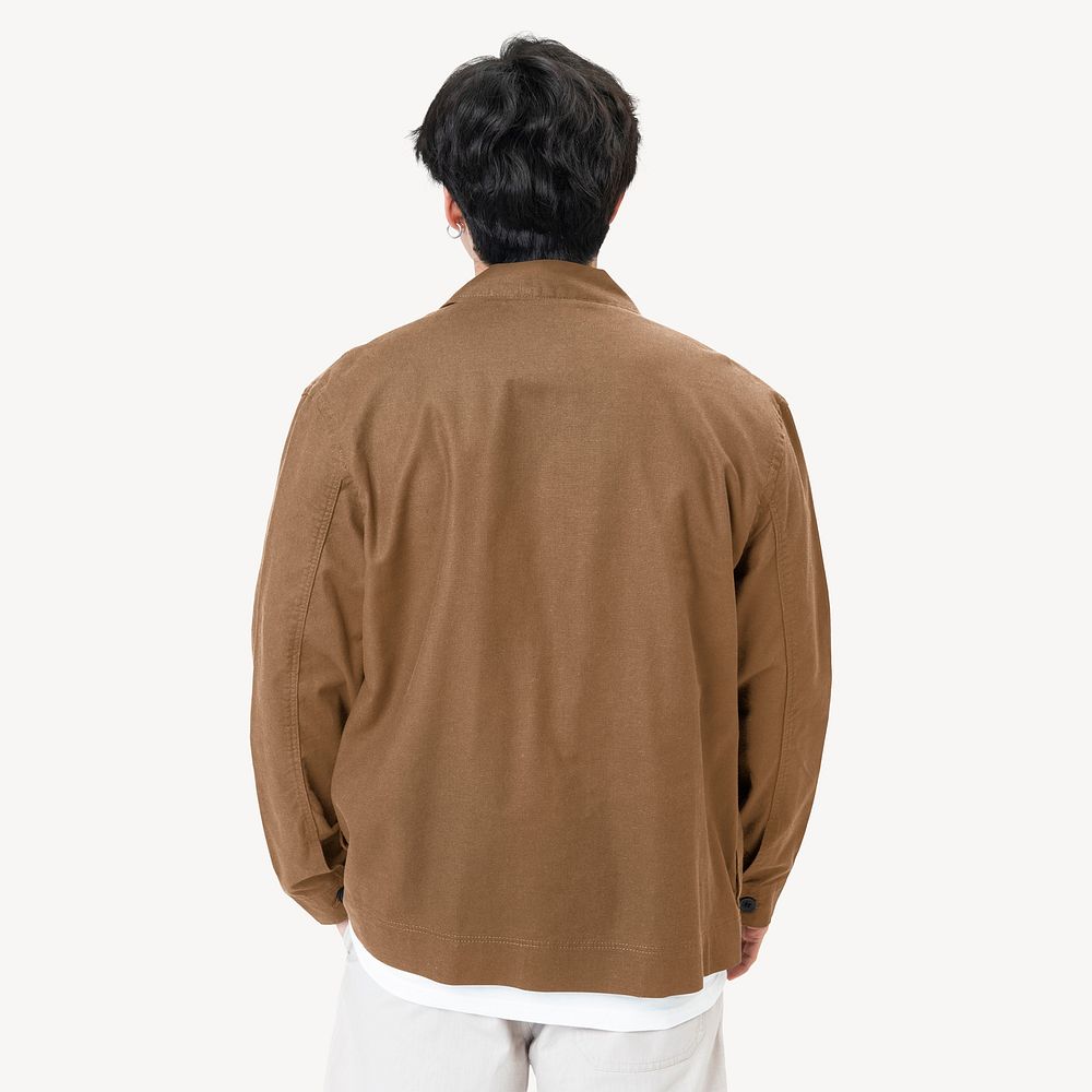 Men's jacket back view isolated | Free Photo - rawpixel