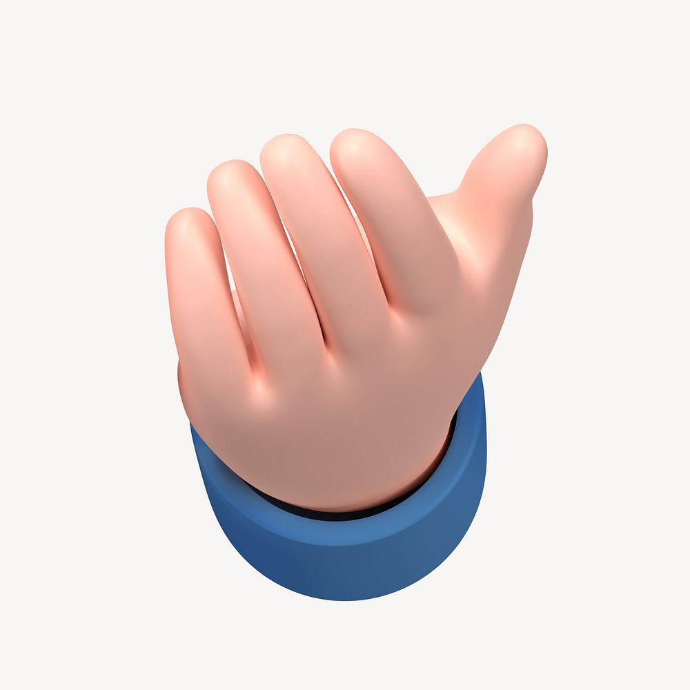 Palm hand reaching out, 3D | Premium PSD - rawpixel