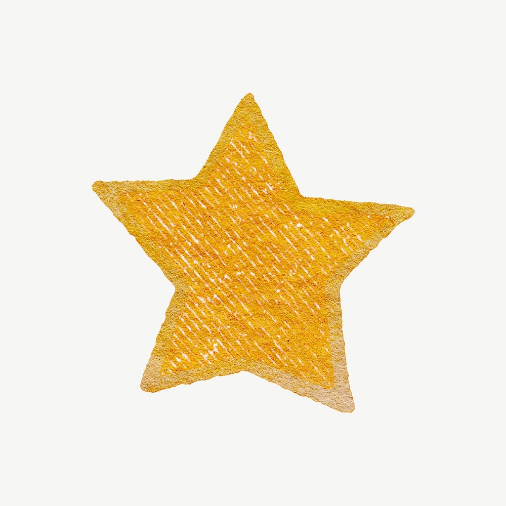 Gold star psd, design element | Premium PSD - rawpixel