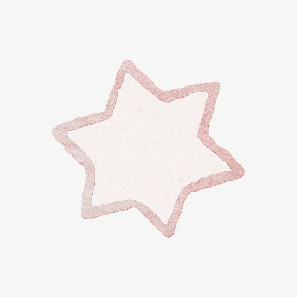 Pink star psd, design element | Premium PSD - rawpixel