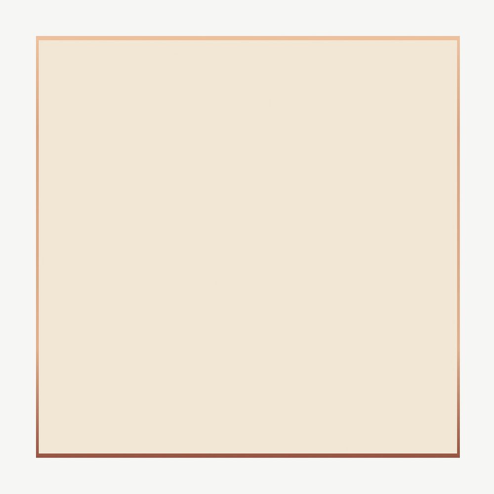 Beige frame background psd | Premium PSD - rawpixel
