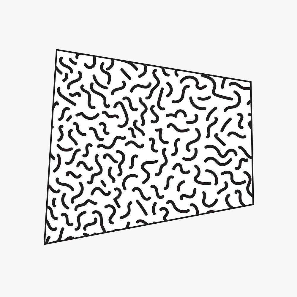 Black & white abstract pattern | Free Vector - rawpixel