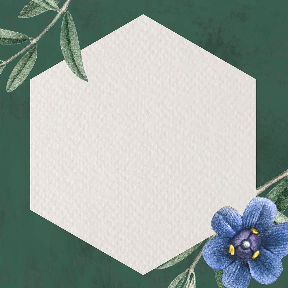 Floral frame background, green design | Premium Photo - rawpixel