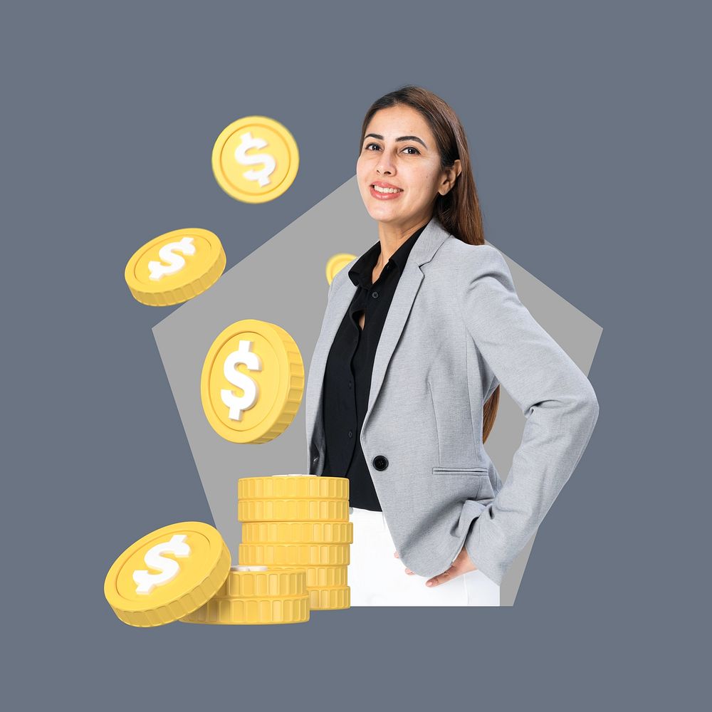 Grey banking manager isolated design | Premium Photo - rawpixel