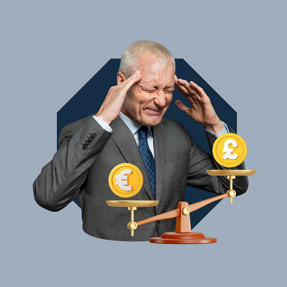 Modern currency crisis isolated design | Premium Photo - rawpixel