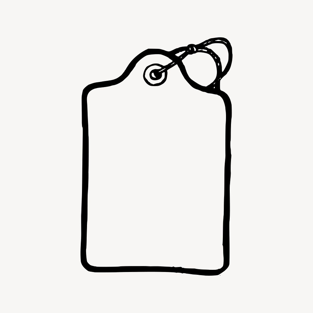 Cloth tag clipart illustration vector. | Free Vector - rawpixel