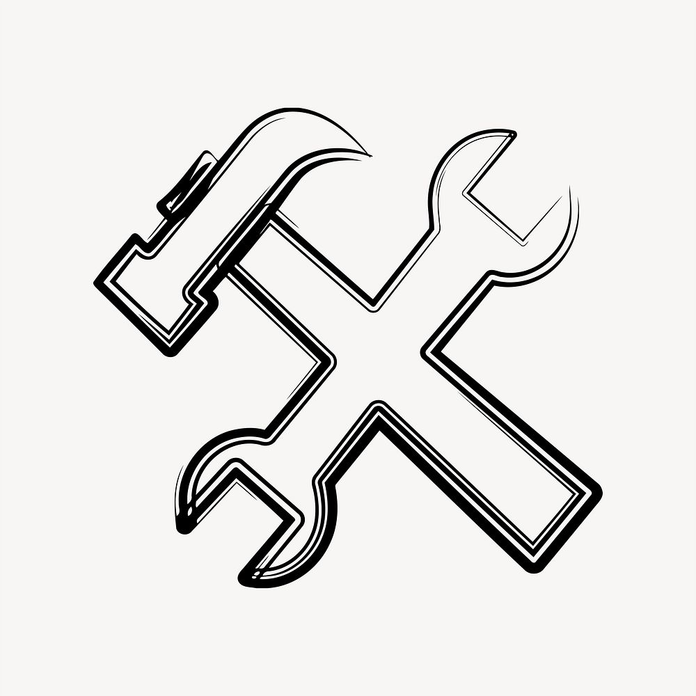 Tools clipart illustration vector. Free | Free Vector - rawpixel