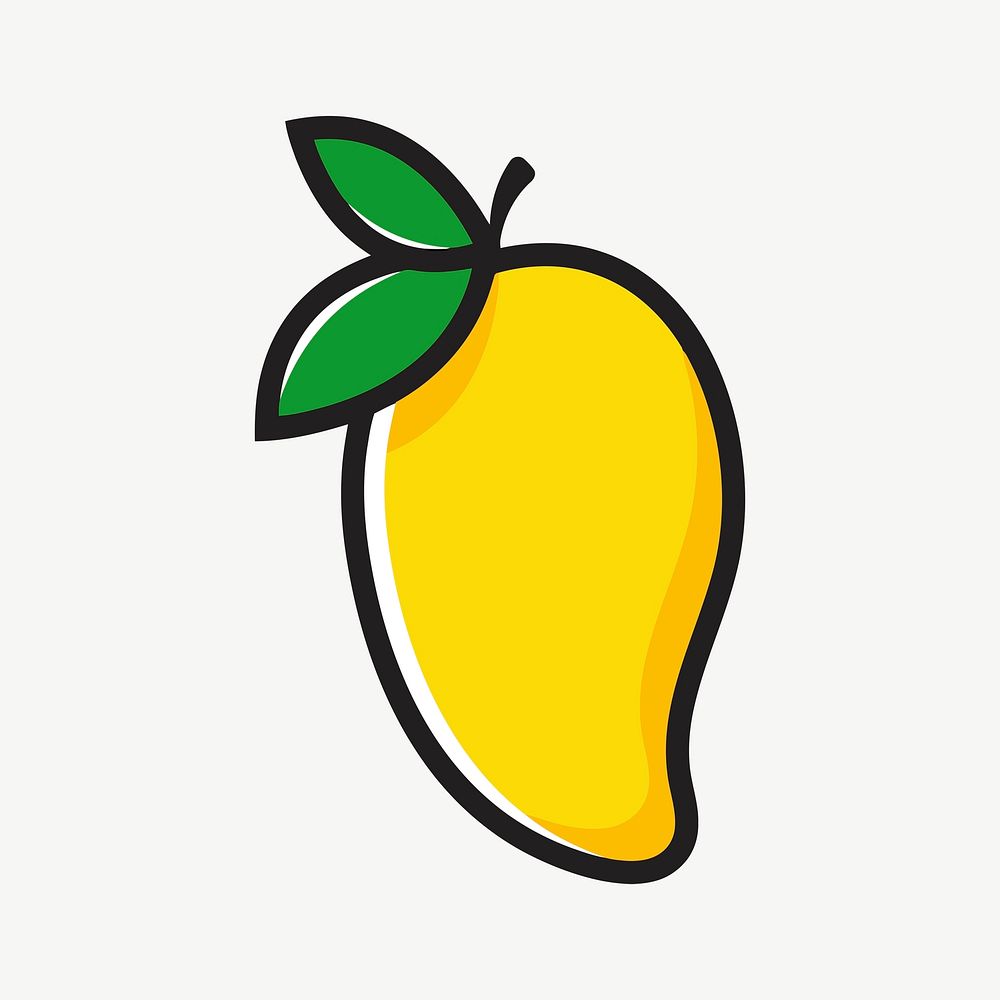 Mango clipart illustration psd | Free PSD - rawpixel