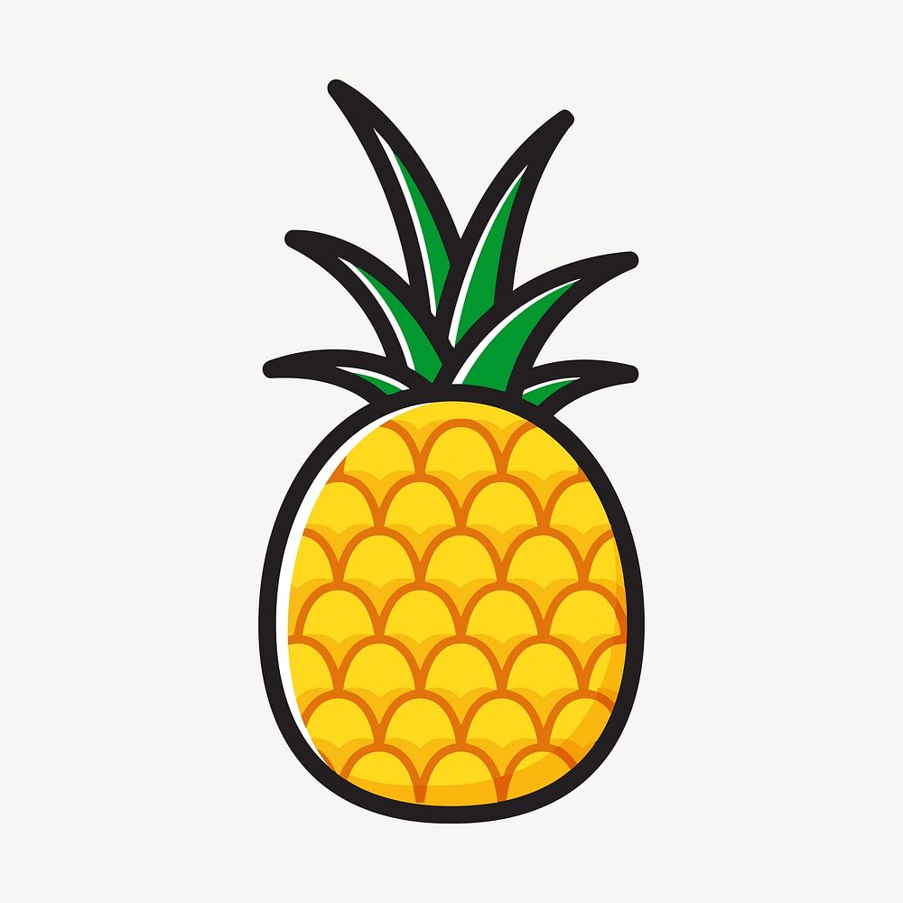 Pineapple illustration. Free public domain | Free Photo - rawpixel