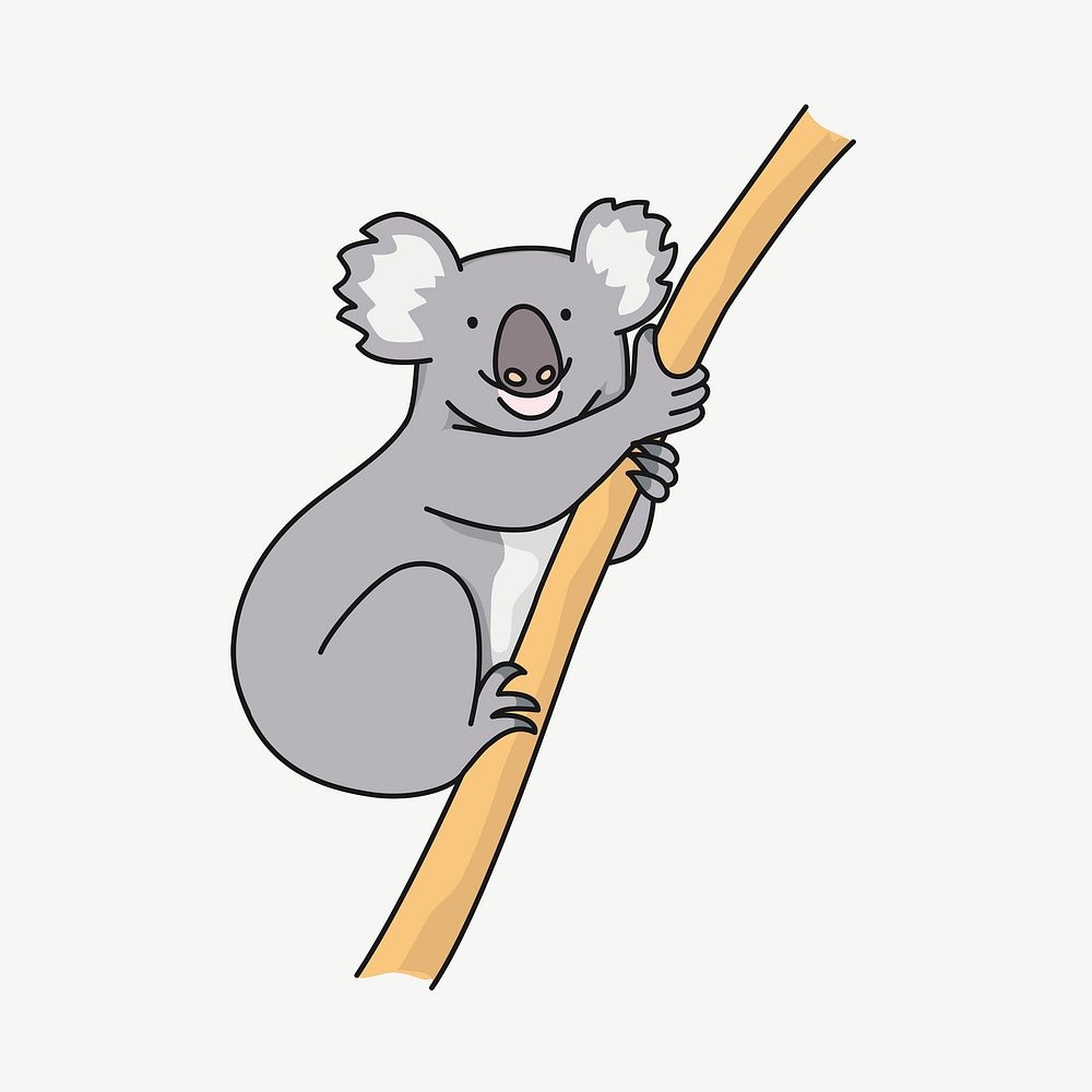 Koala design element psd | Free PSD - rawpixel