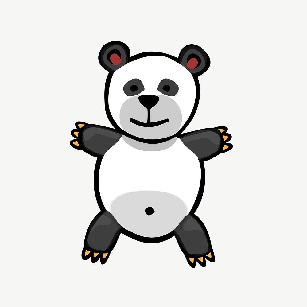 Panda design element psd | Free PSD - rawpixel