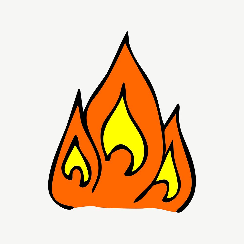 Flame clip art psd | Free PSD - rawpixel
