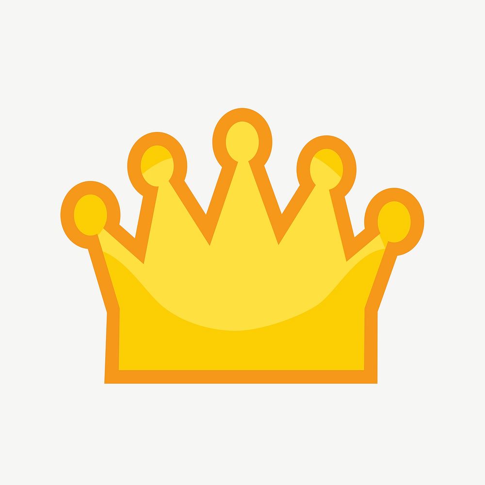 Simplified crown clip art psd | Free PSD - rawpixel
