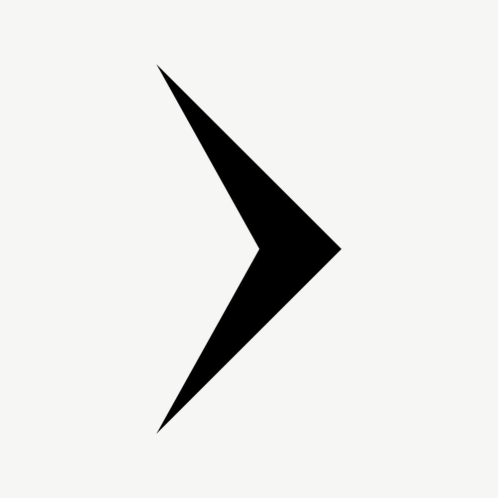 Next black arrow clip art | Free PSD - rawpixel