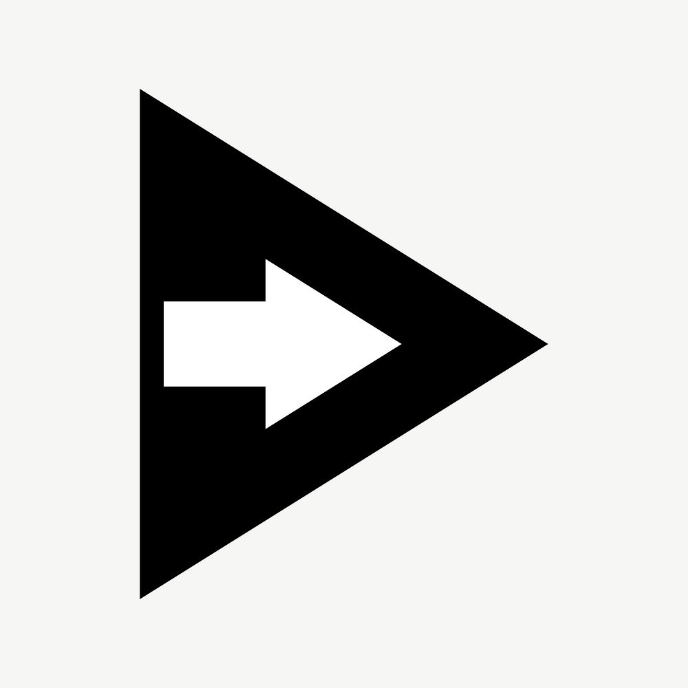 Next black arrow clip art | Free PSD - rawpixel