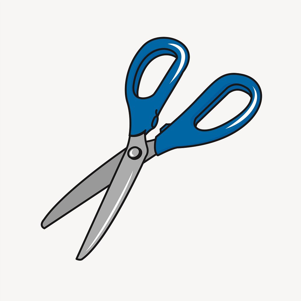 Scissors collage element vector | Free Vector - rawpixel