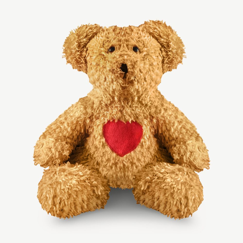 Teddy bear collage element psd | Free PSD - rawpixel