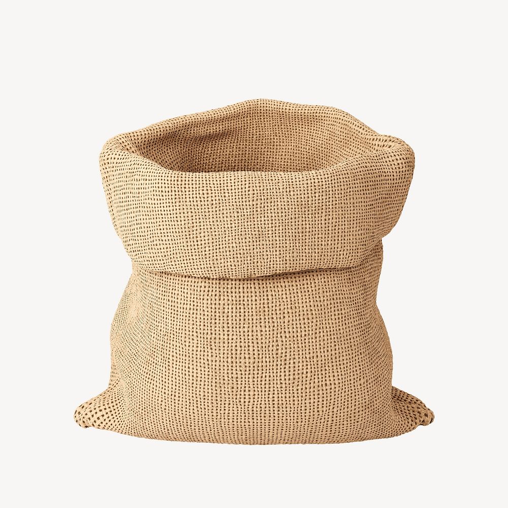 3D burlap sack, element illustration | Free Photo Illustration - rawpixel