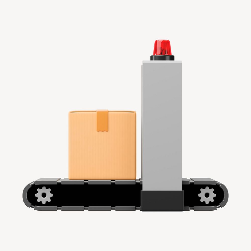 3D parcel sorting, element illustration | Free Photo Illustration ...