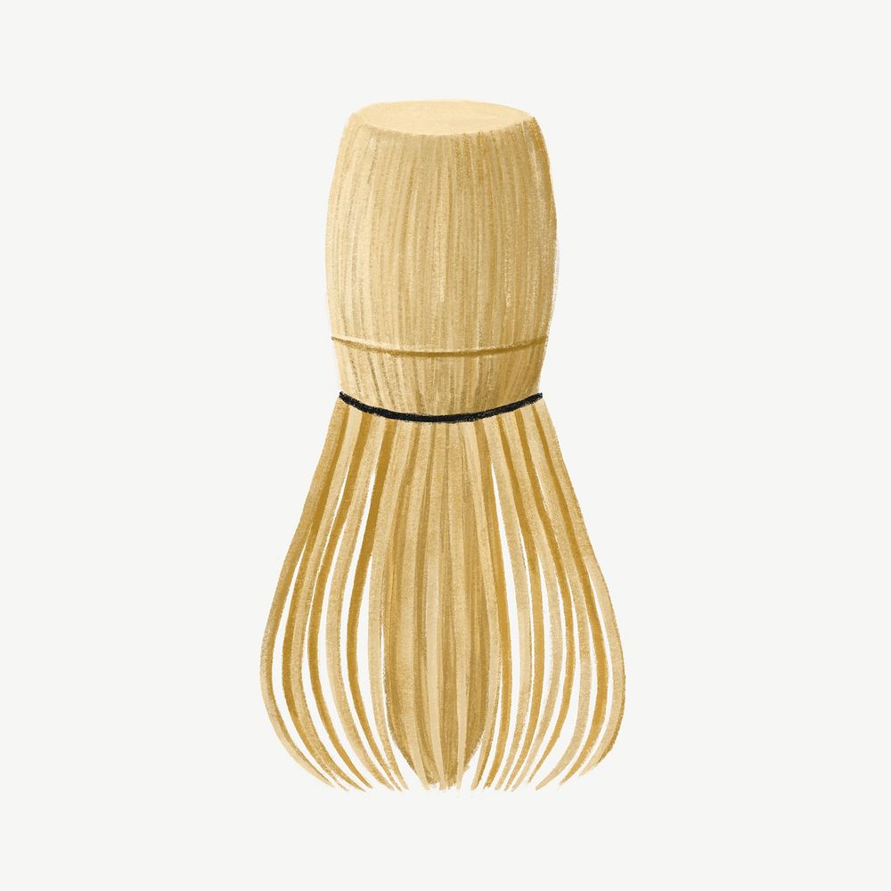 Matcha whisk, Japanese design element | Premium PSD - rawpixel