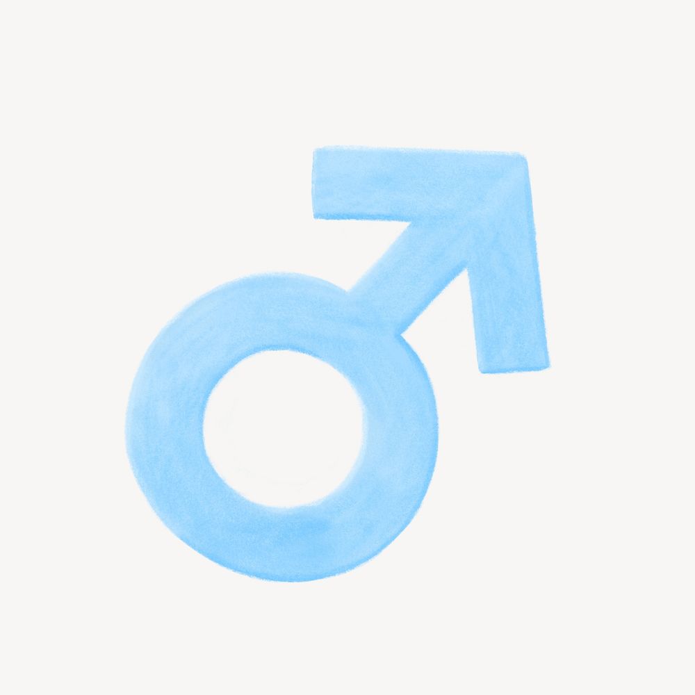 Male symbol, aesthetic illustration | Free Photo Illustration - rawpixel