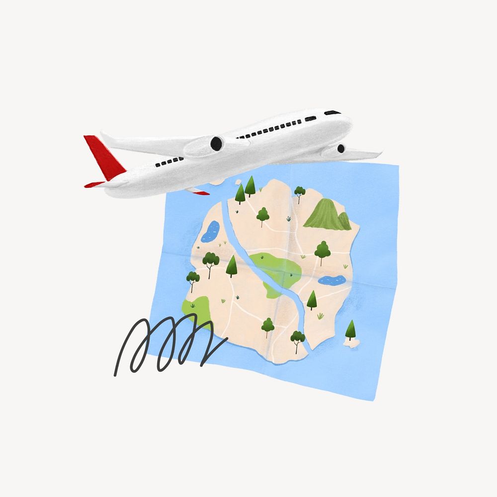 World travel, aesthetic illustration | Free Photo Illustration - rawpixel