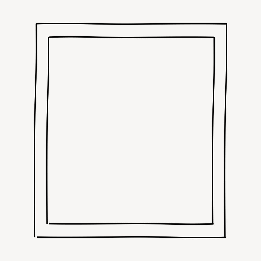 Picture frame line art illustration | Free Photo - rawpixel