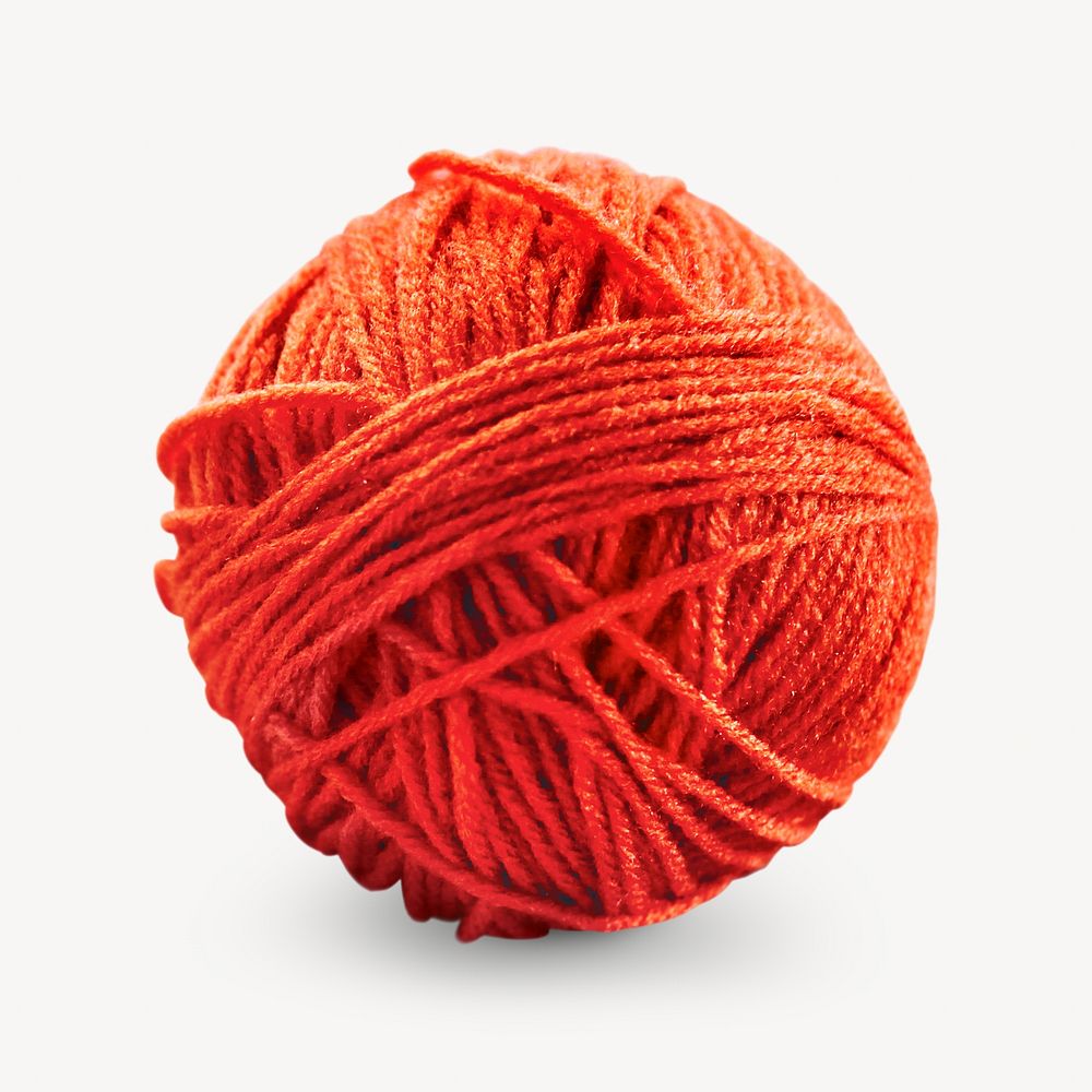 Yarn ball on white background | Free Photo - rawpixel