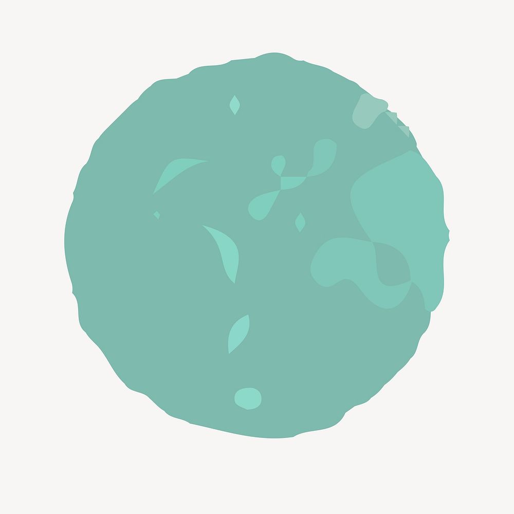 Green ball element, colorful round | Free Vector - rawpixel