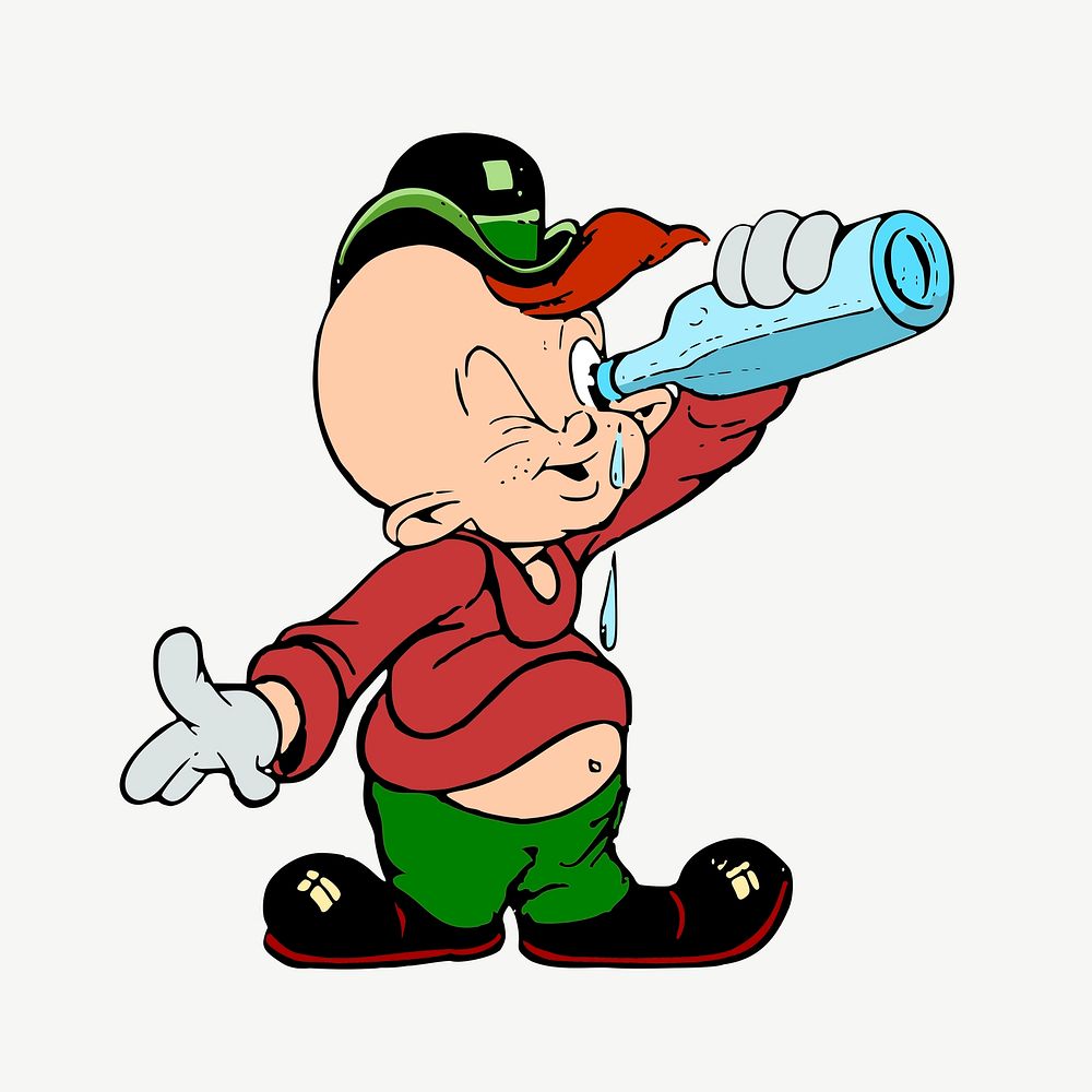 Cartoon washing eye clipart illustration | Free PSD - rawpixel