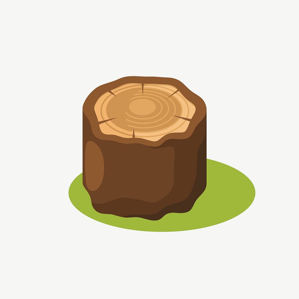 Wooden log, tree trunk collage | Free PSD - rawpixel