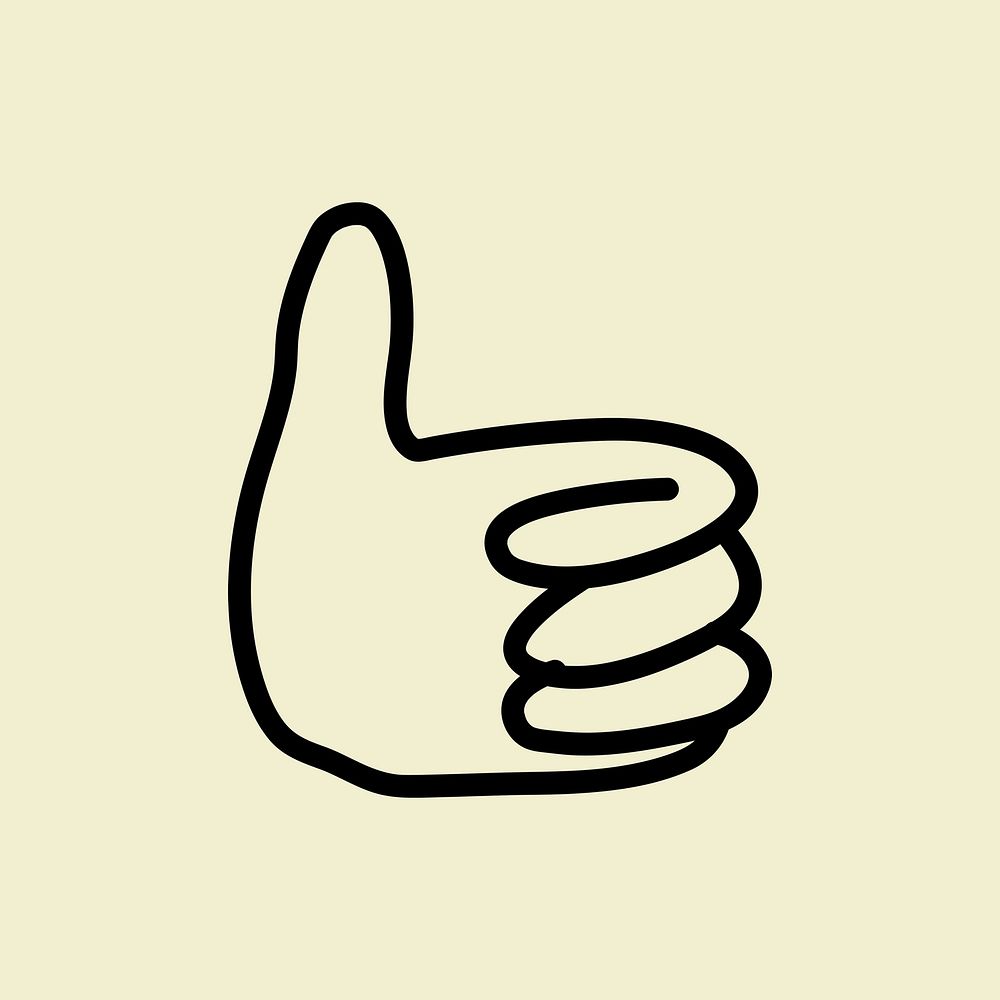 Good hand sign language graphic | Free Vector Illustration - rawpixel