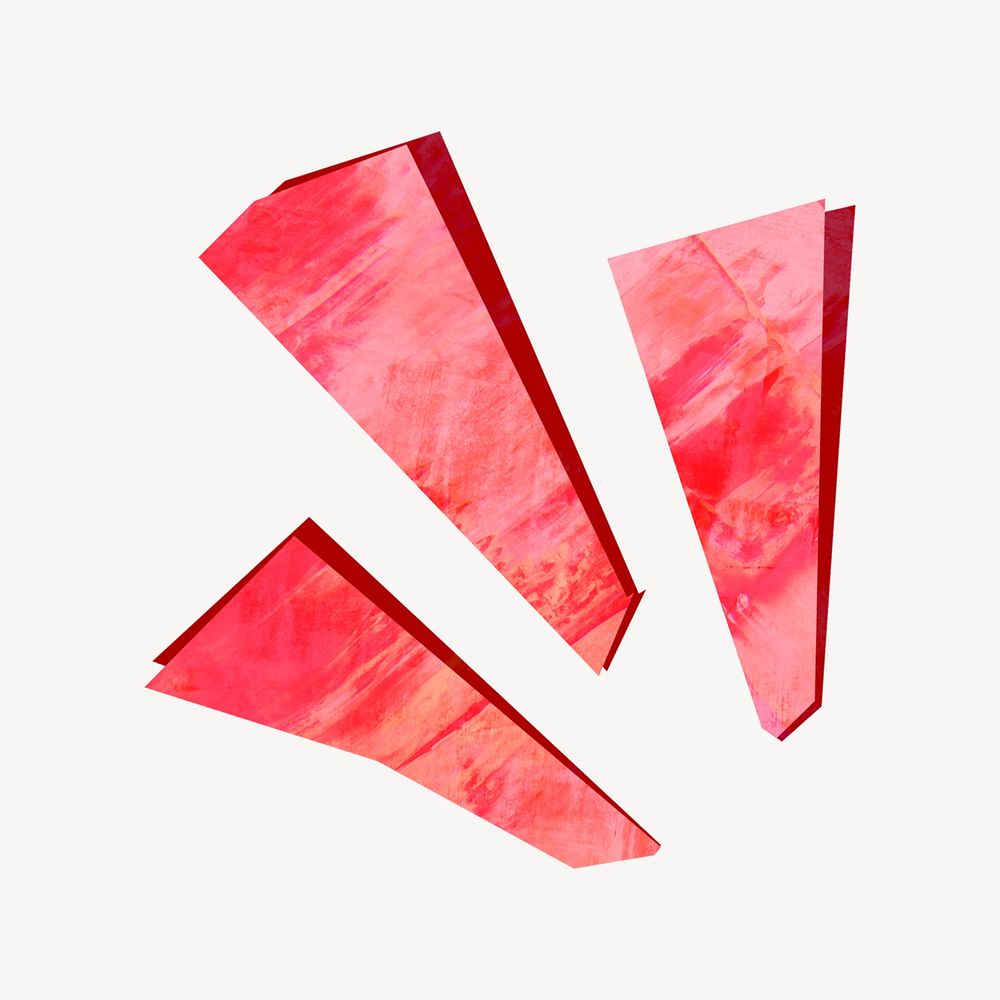 Three effect lines, paper craft | Free Photo Illustration - rawpixel