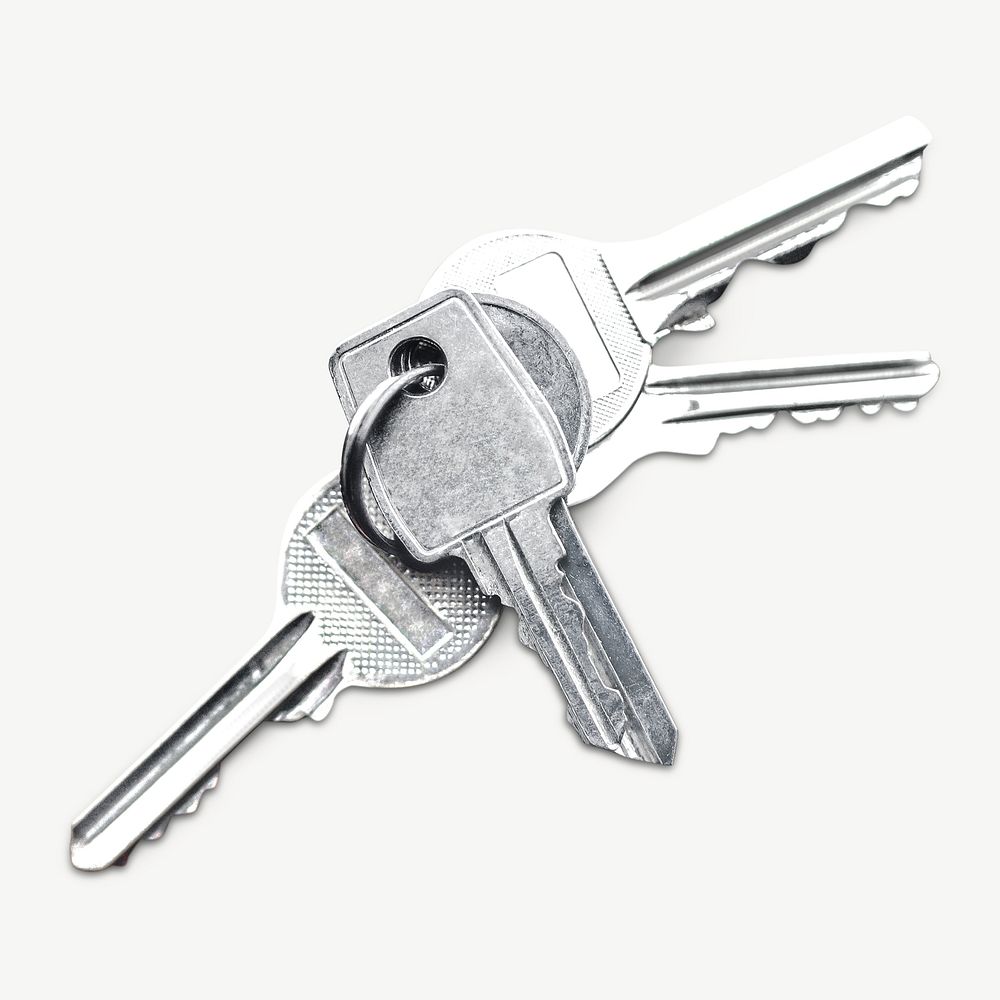 Metal keys isolated object psd | Premium PSD - rawpixel