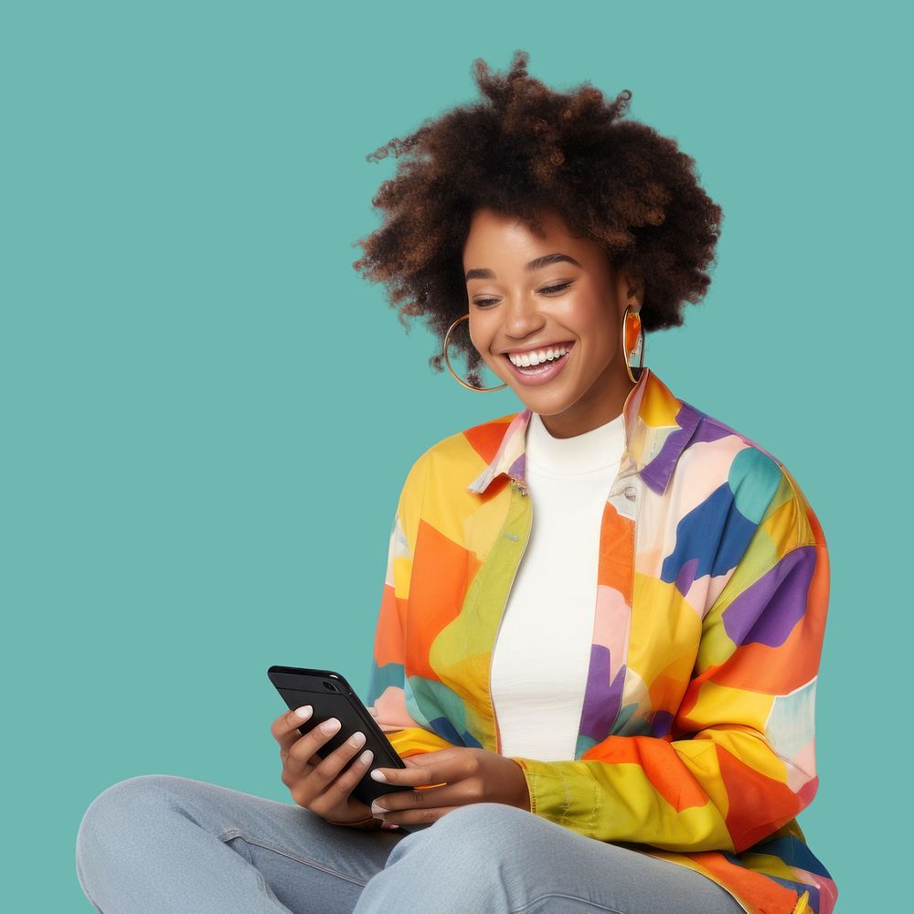 Portrait sitting adult portability. AI | Premium Photo - rawpixel