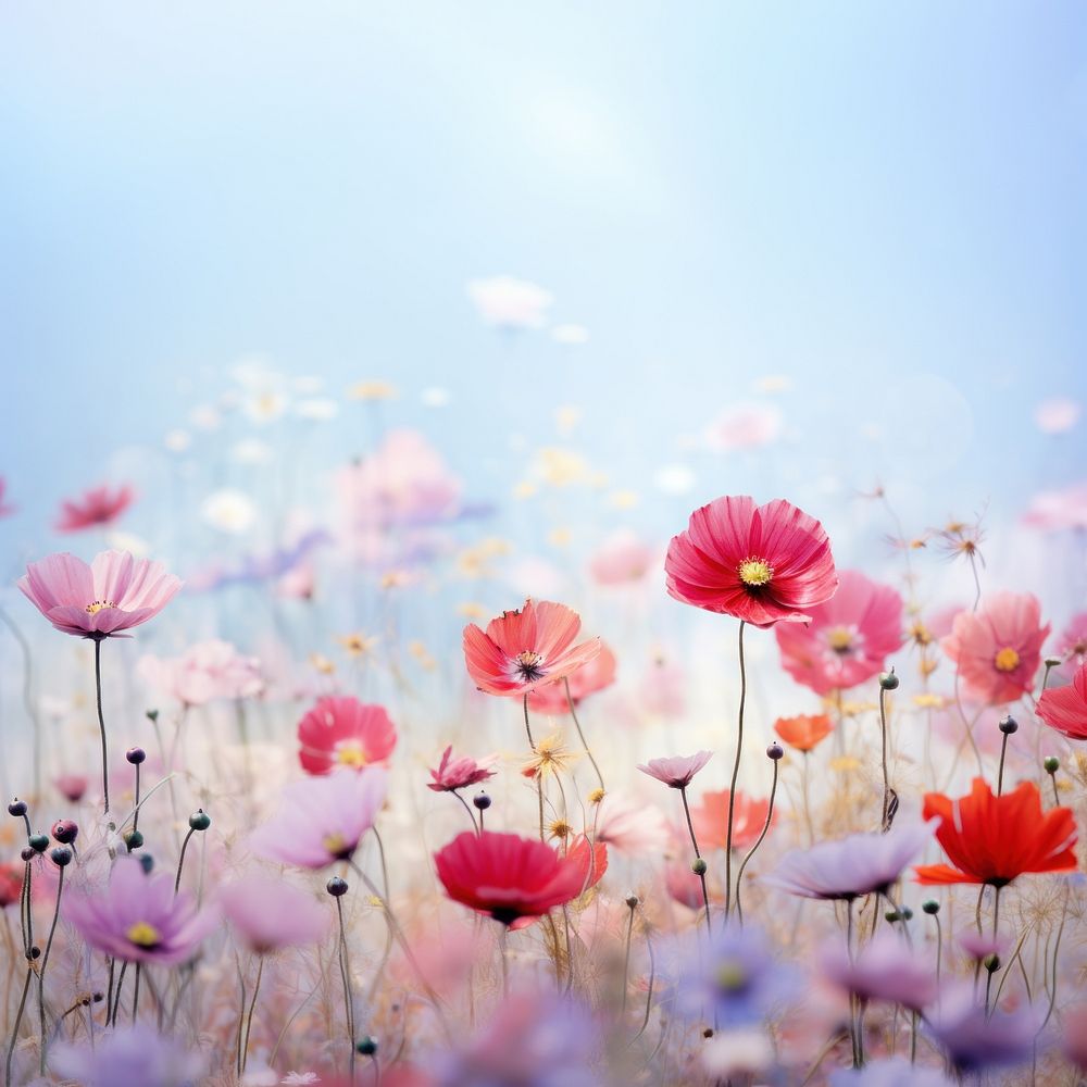 Spring flower field | Free Photo - rawpixel