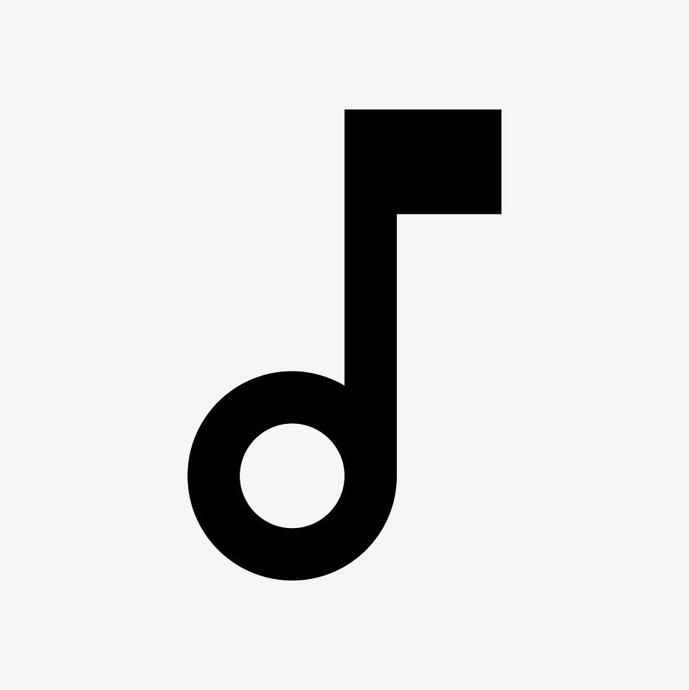 Musical note icon collage element | Free PSD - rawpixel