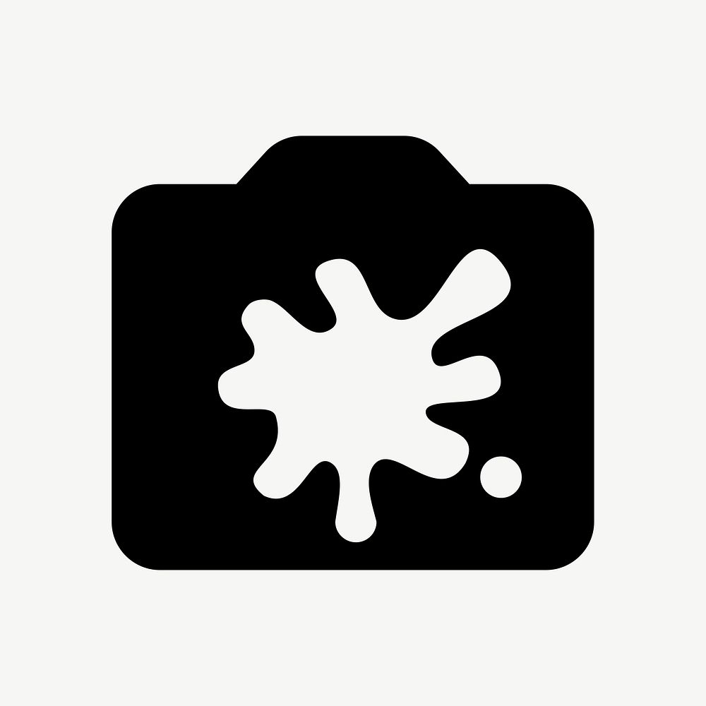 Splashed white ink icon | Free PSD - rawpixel