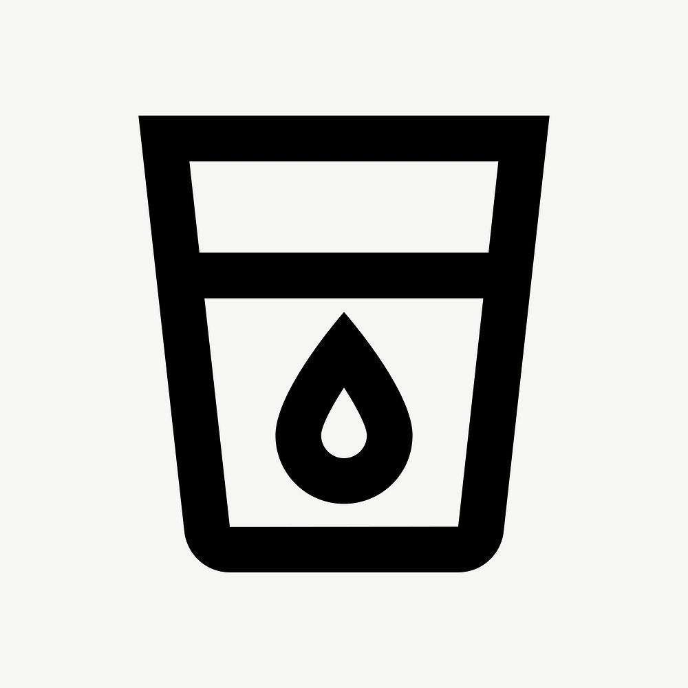 Water icon collage element | Free PSD - rawpixel