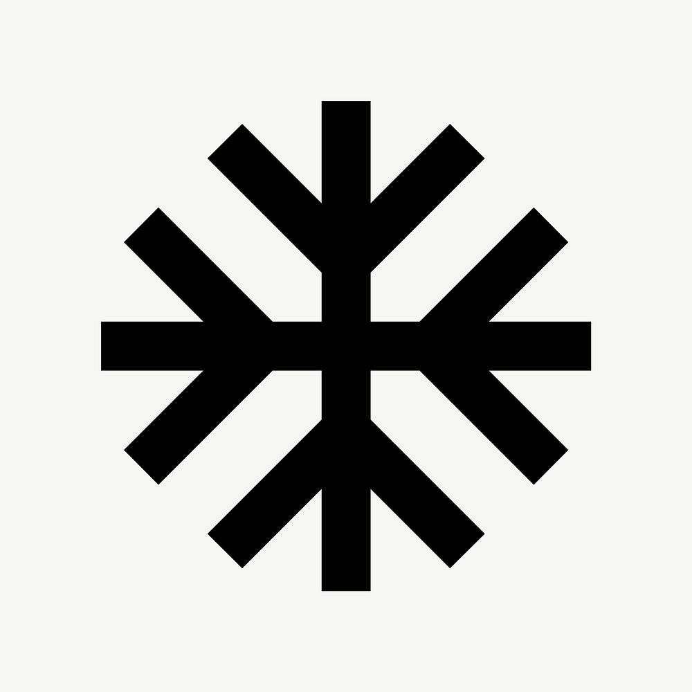 Snow icon collage element psd | Free PSD - rawpixel