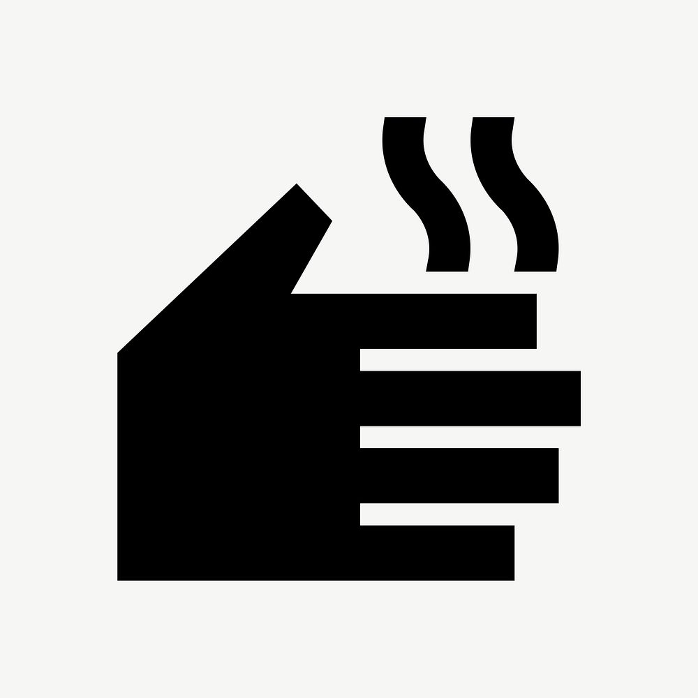 Danger burn icon collage element | Free PSD - rawpixel