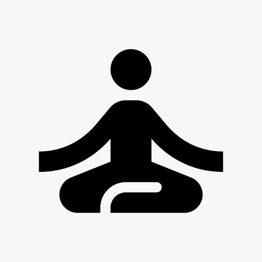 Yoga flat icon psd | Free PSD - rawpixel